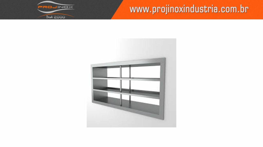 Guichê de devolução inox