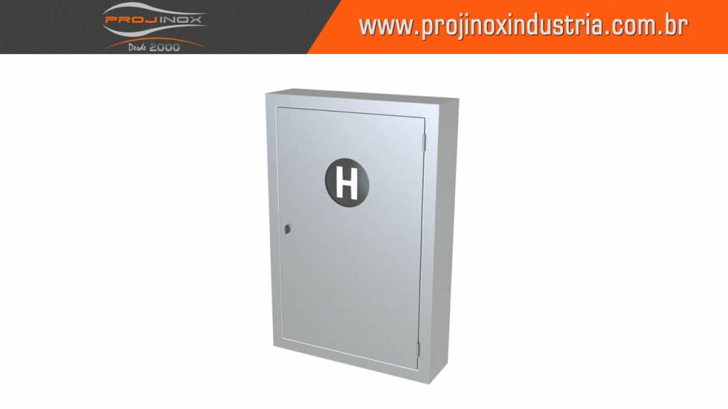 Caixa hidrante inox