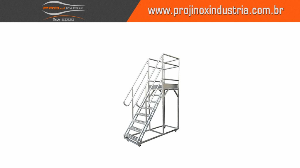 Escada inox